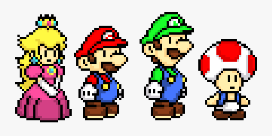 Paper Mario Pixel Art , Free Transparent Clipart - ClipartKey