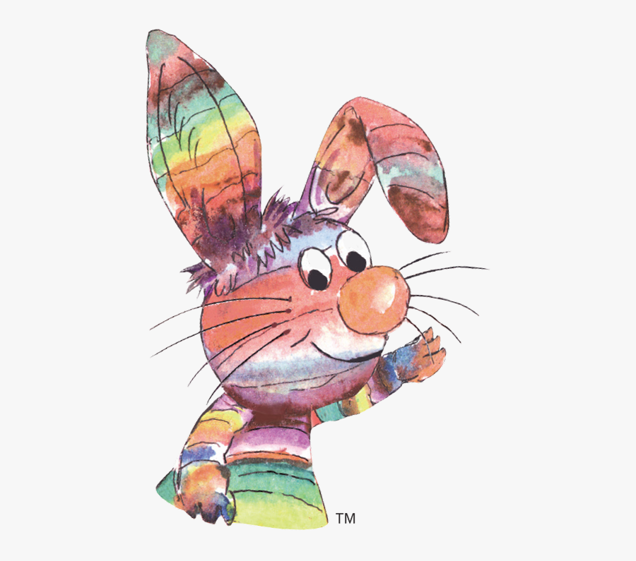 The Rainbow Rabbit - Rainbow Rabbit , Free Transparent Clipart - ClipartKey