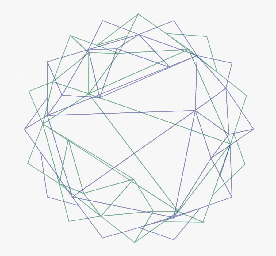 Polygon Geometry Euclidean Abstract - Abstract Pattern Vector Line Png ...