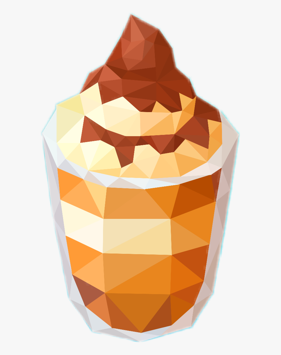 #chocolate #sunday #icecream #polygon - Triangle , Free Transparent ...