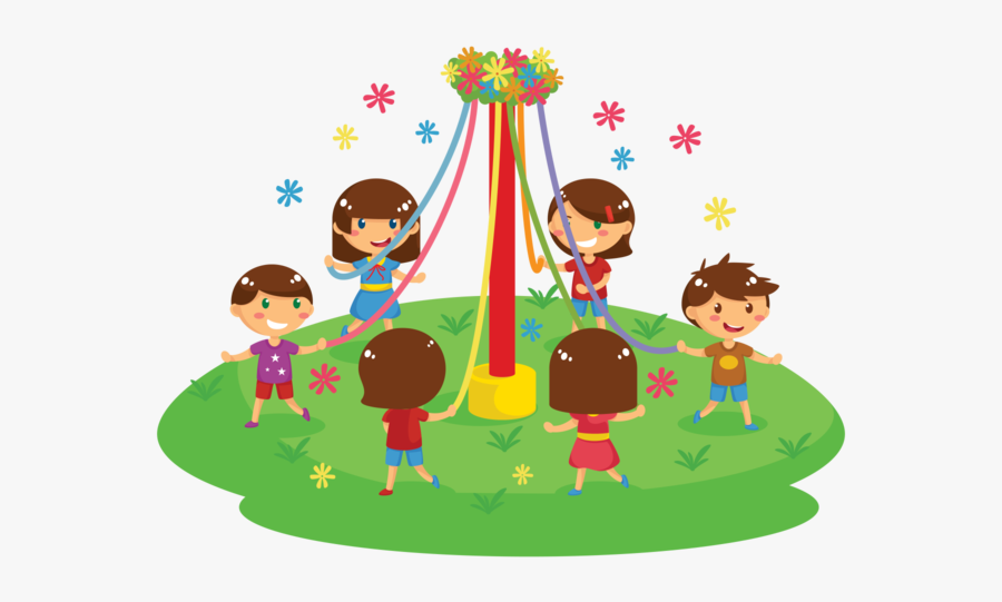 Maypole Free Vector Illustration - Maypole Dancing Maypole Clipart ...