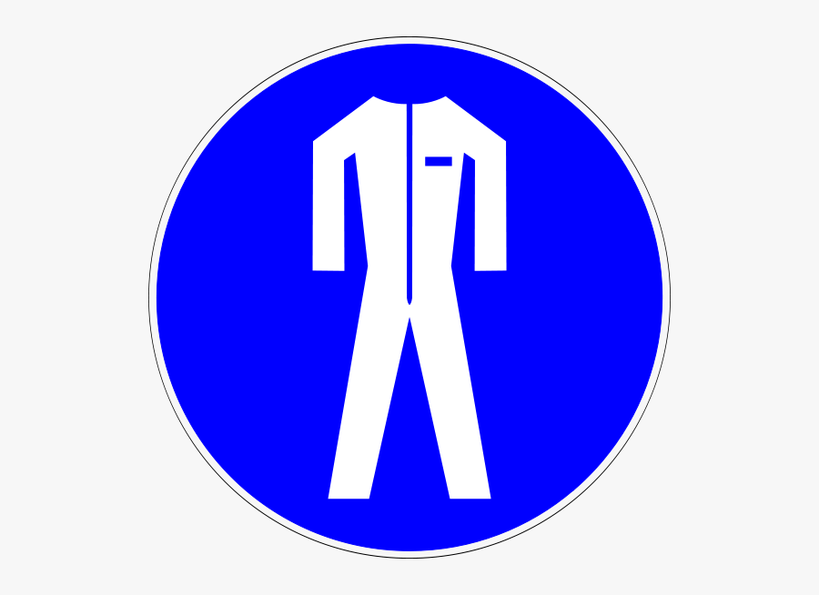 Protective Clothing Sign , Free Transparent Clipart - ClipartKey