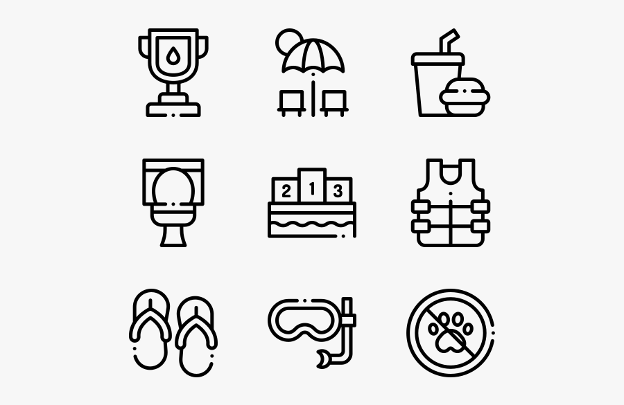 Swimming Pool - Concert Icon , Free Transparent Clipart - ClipartKey