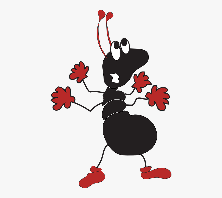 Scared Ant Cartoon , Free Transparent Clipart - ClipartKey