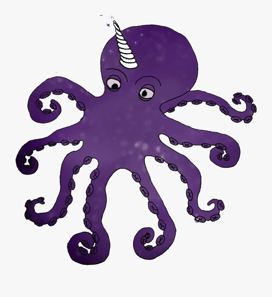 Unioctopus - Unicorn Octopus , Free Transparent Clipart - ClipartKey