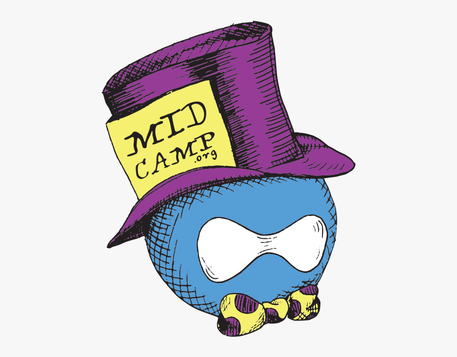 A Drupal Drop Wearing A Mad Hatter Hat With The Words - Drupal Camp ...