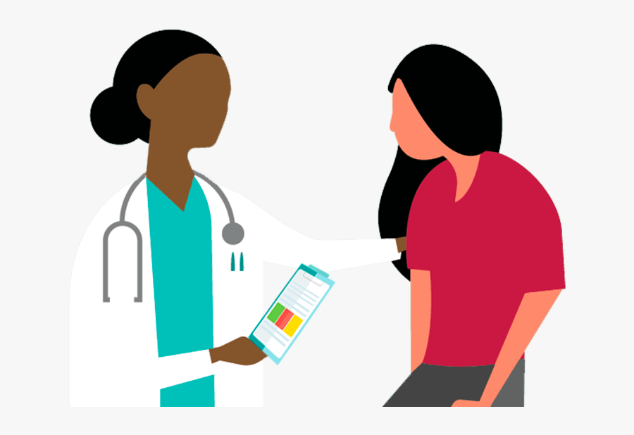 Doctor And Patient Illustration , Free Transparent Clipart - ClipartKey