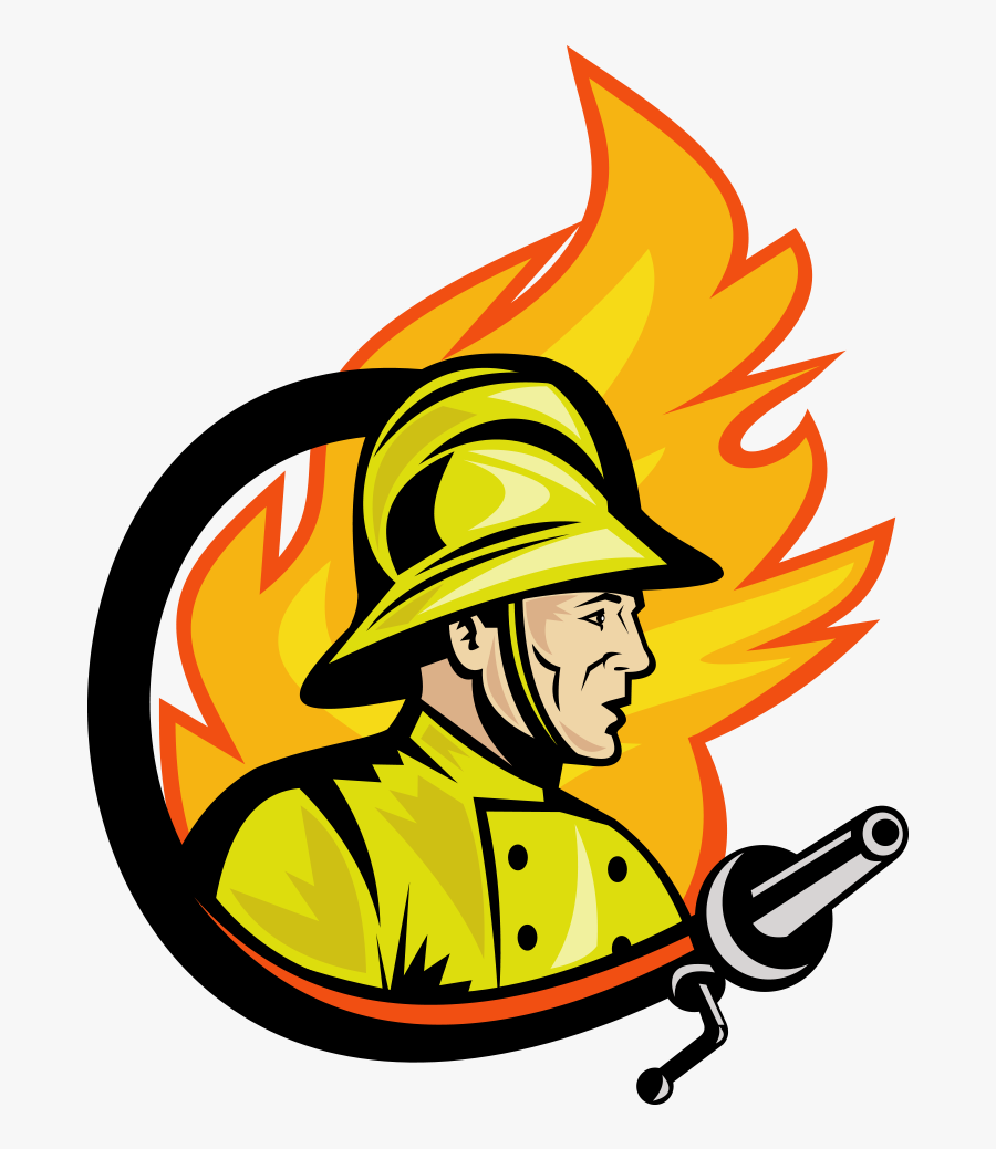 Transparent Wildland Fire Clipart - Fire Fighting Logo Png , Free ...