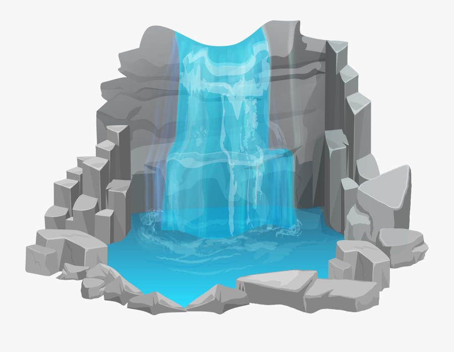 Waterfall Png Clip Art Image - Waterfall No Background Clipart , Free ...