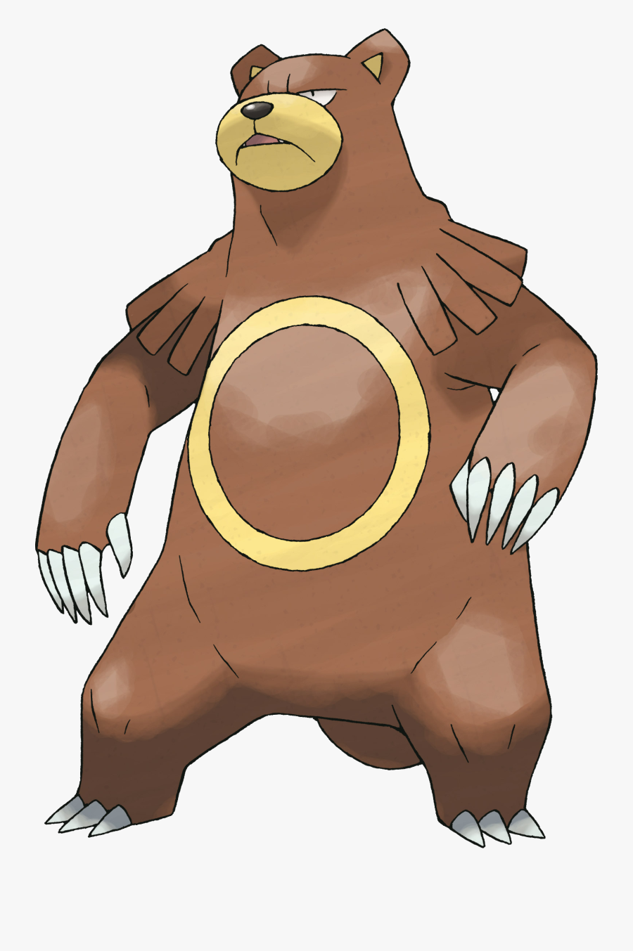 Groundhog Clipart Underground Animal - Ursaring Pokemon , Free ...