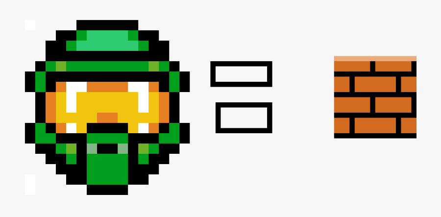 Halo Master Chief Pixel Art Clipart , Png Download - Master Chief Pixel ...