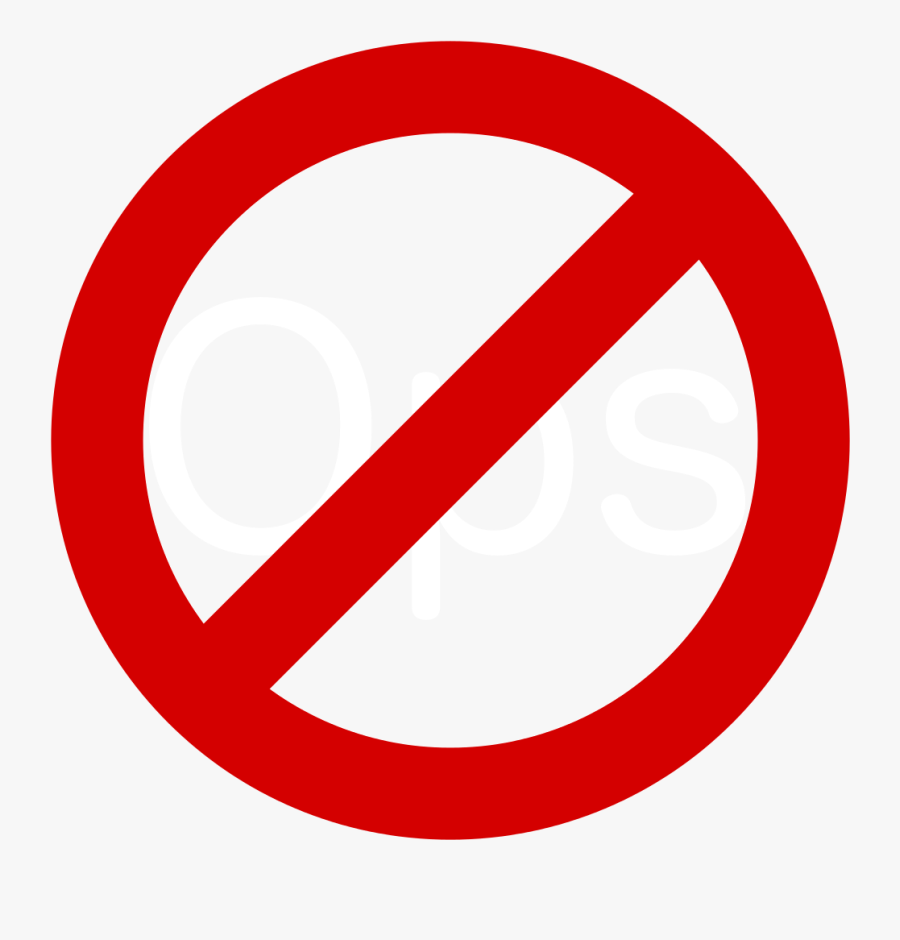 Stop Clipart Red Circle - No Sign , Free Transparent Clipart - ClipartKey