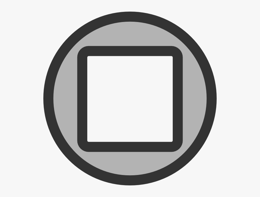 Music Stop Svg Clip Arts - Stop Button Clip Art , Free Transparent ...