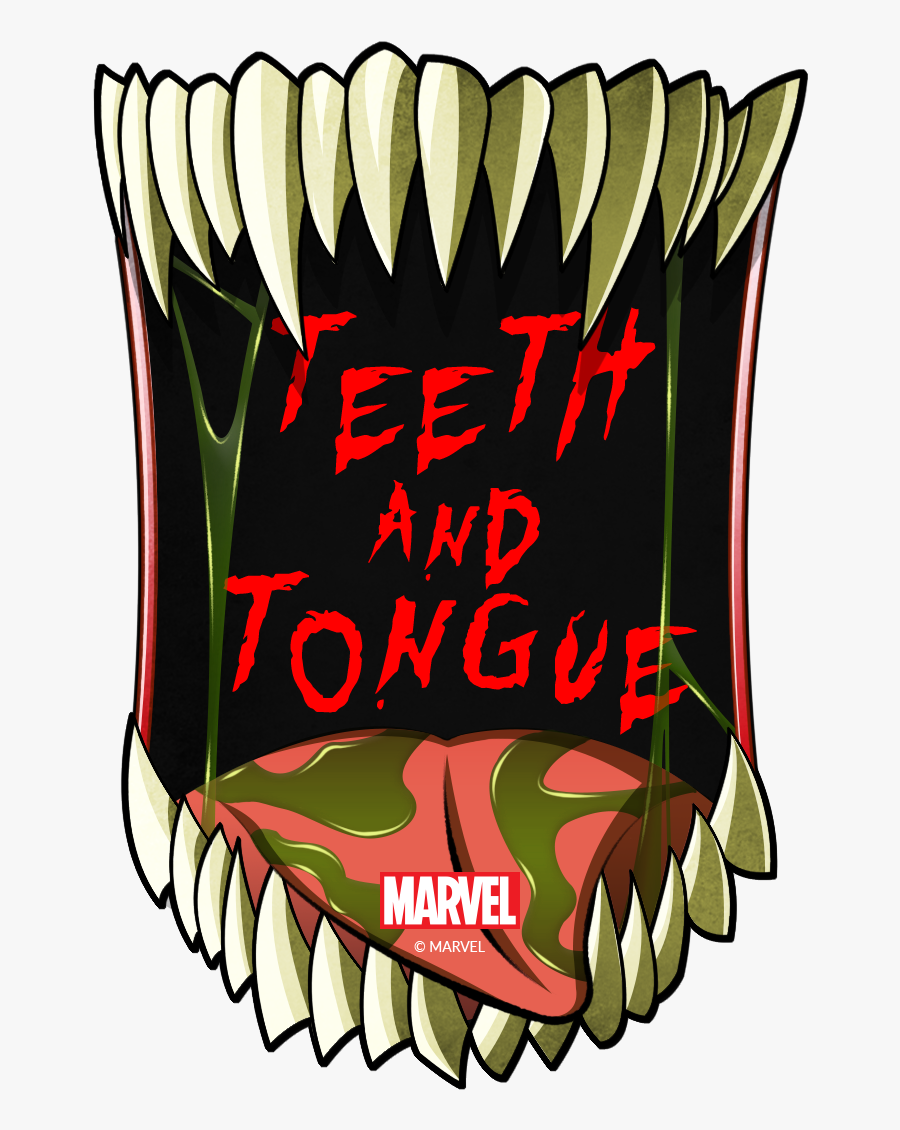 Venom Teeth And Tongue Clipart , Png Download - Poster , Free ...