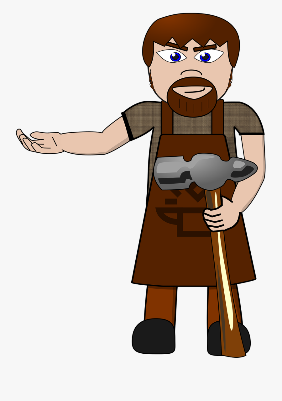Blacksmith Man Hammer Free Picture - Blacksmith Clipart , Free ...