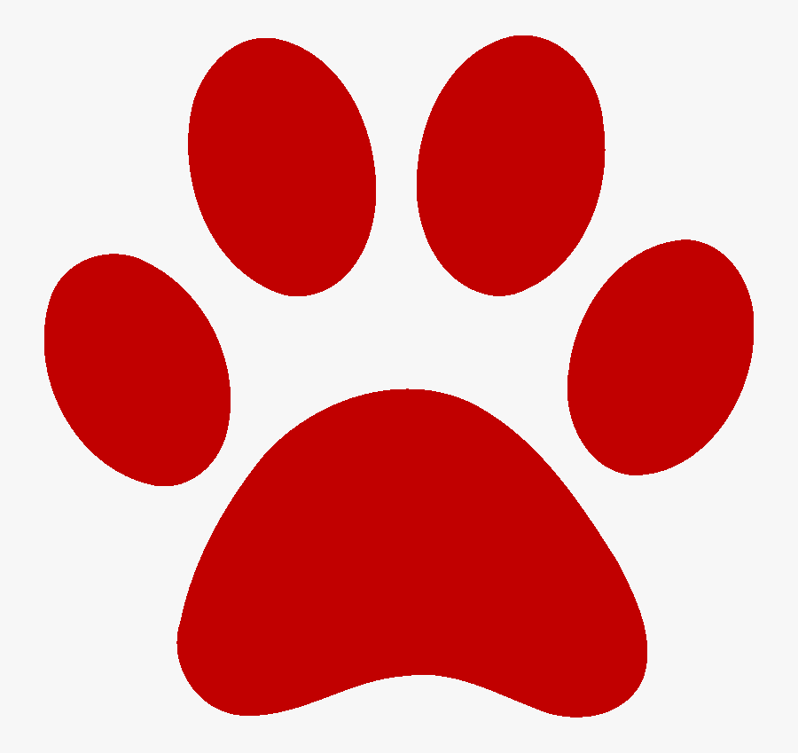 Red Paw Print Clip Art , Free Transparent Clipart - ClipartKey