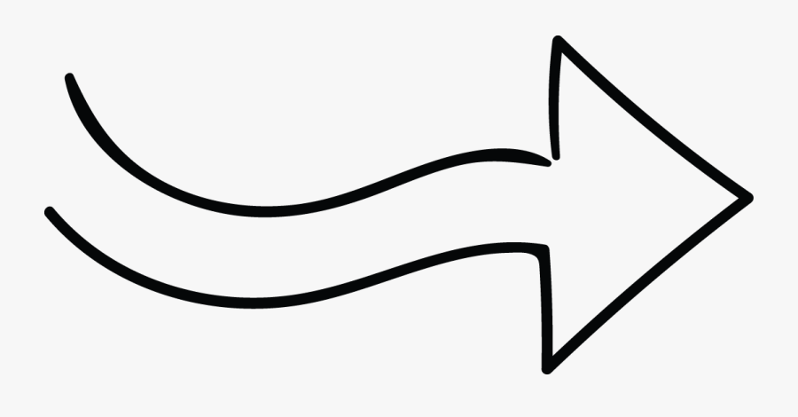 Right Arrow Doodle Line - Line Art , Free Transparent Clipart - ClipartKey