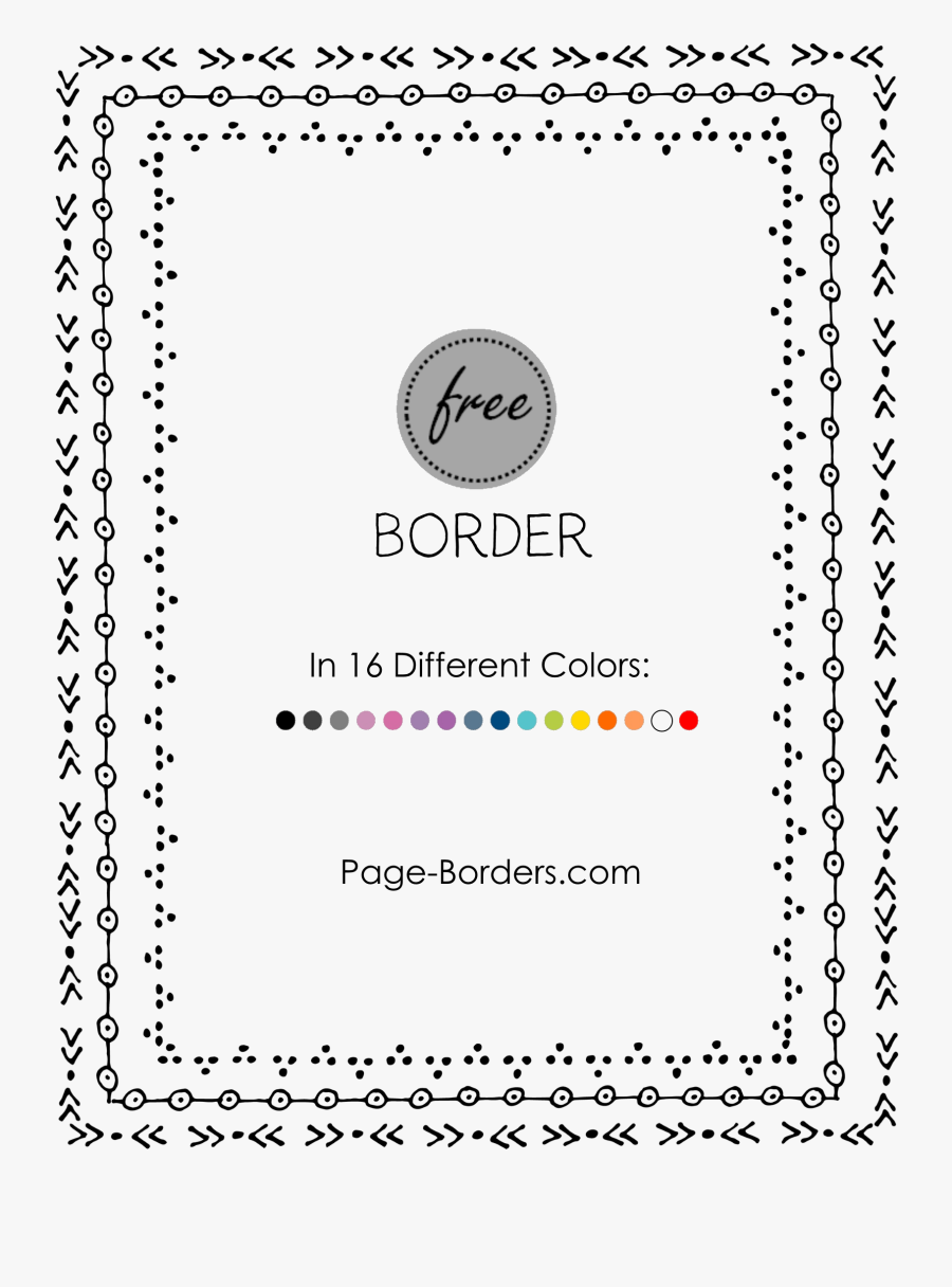 Doodle Border Png - Doodle Page Borders Free , Free Transparent Clipart ...