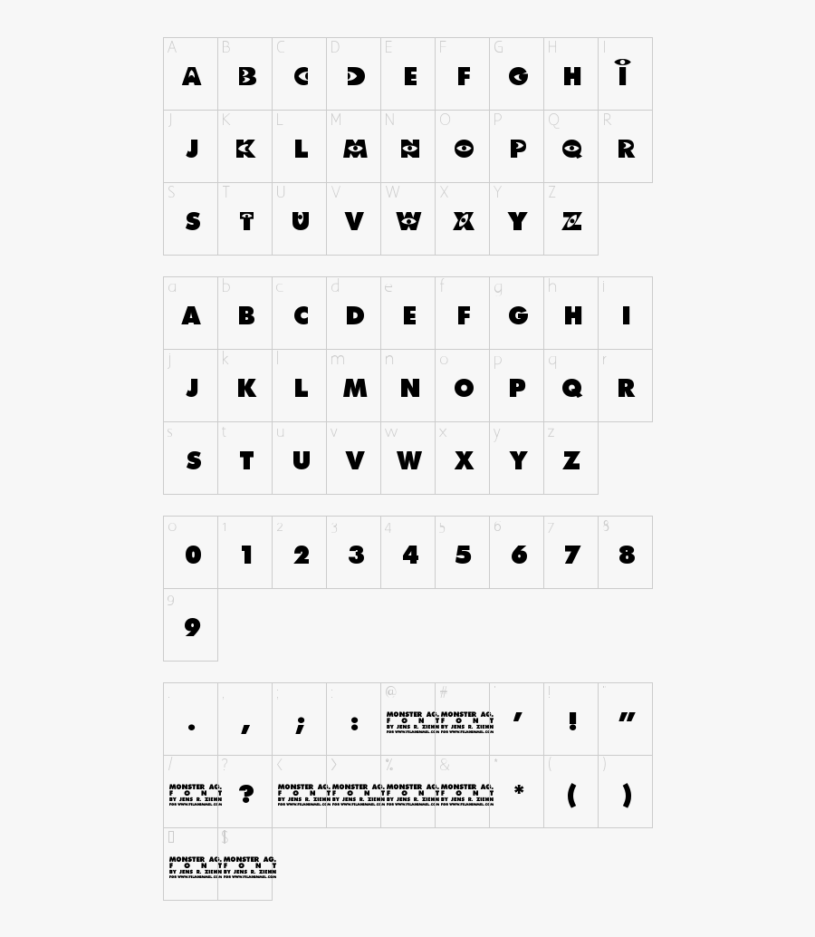 Clip Art Monster Font Free - Monster Inc Font , Free Transparent ...