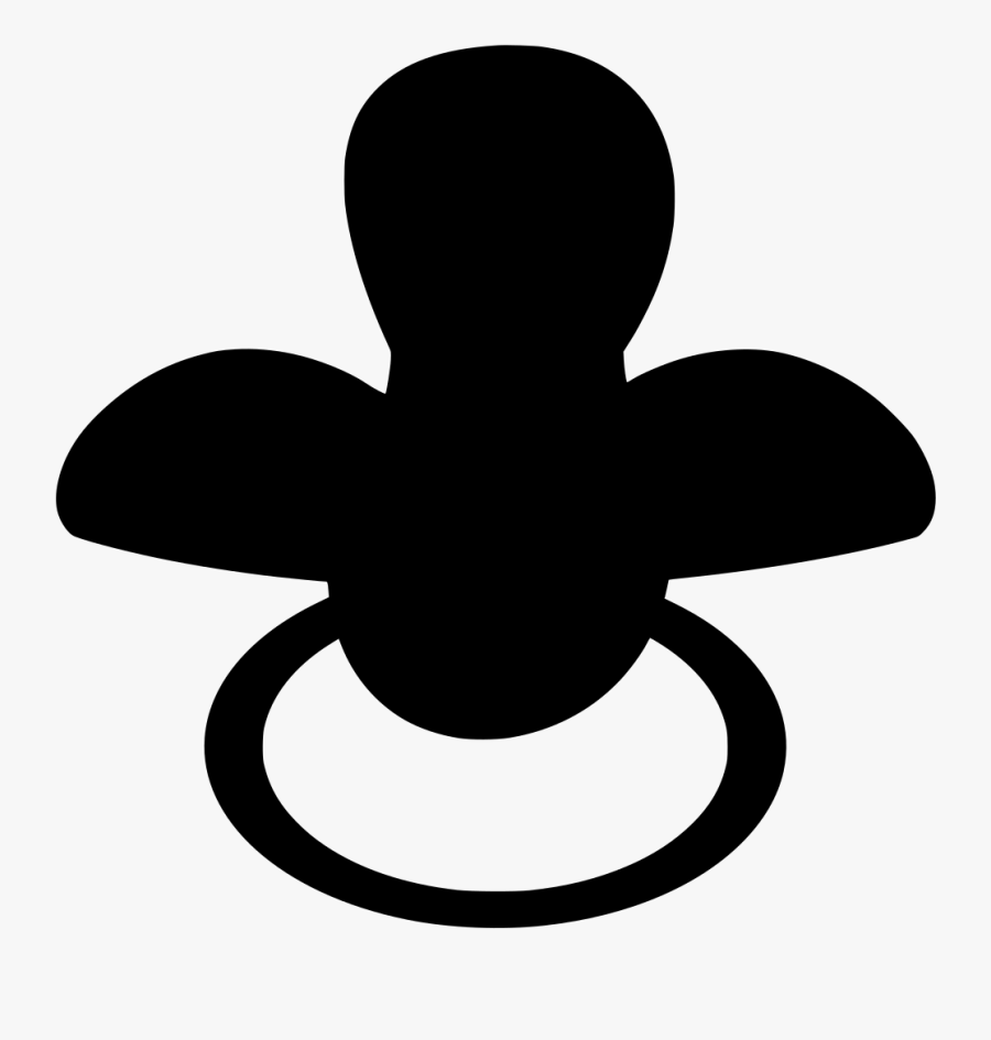 Baby Pacifier Silhouette Jpg Clipart , Png Download - Dummy Svg , Free ...