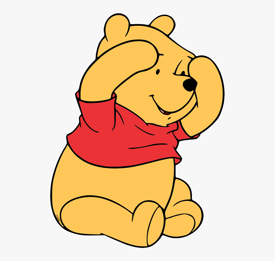 Winnie The Pooh Peeking , Free Transparent Clipart - ClipartKey