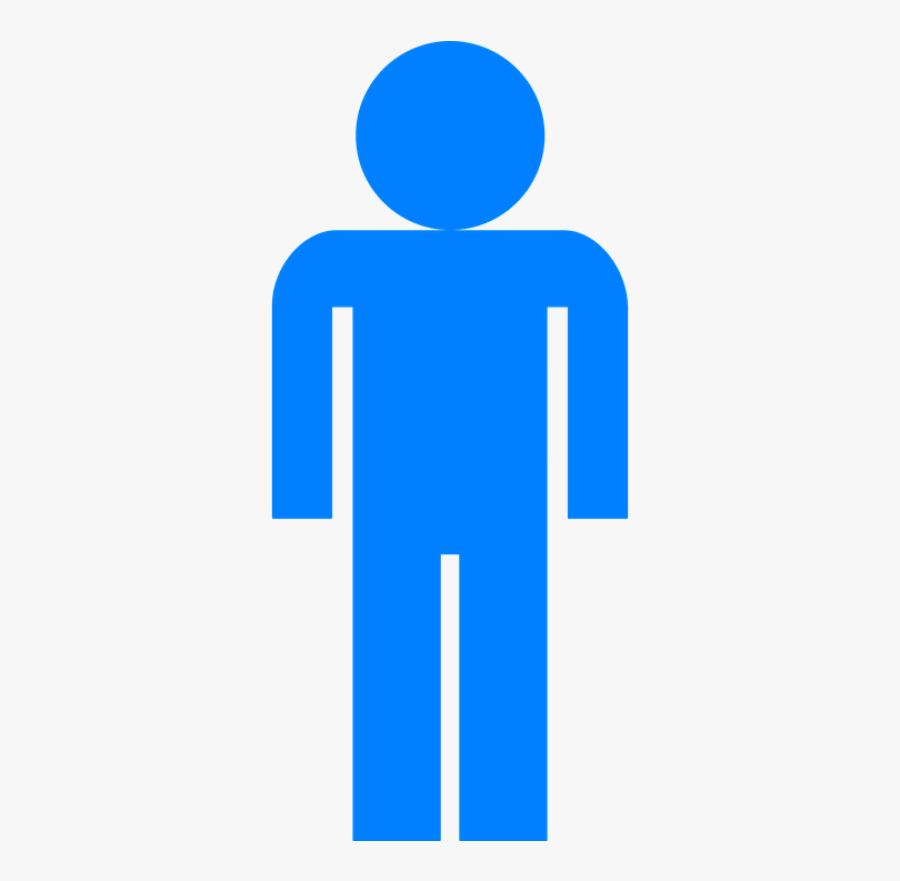 Man Stick Figure Blue , Free Transparent Clipart - ClipartKey