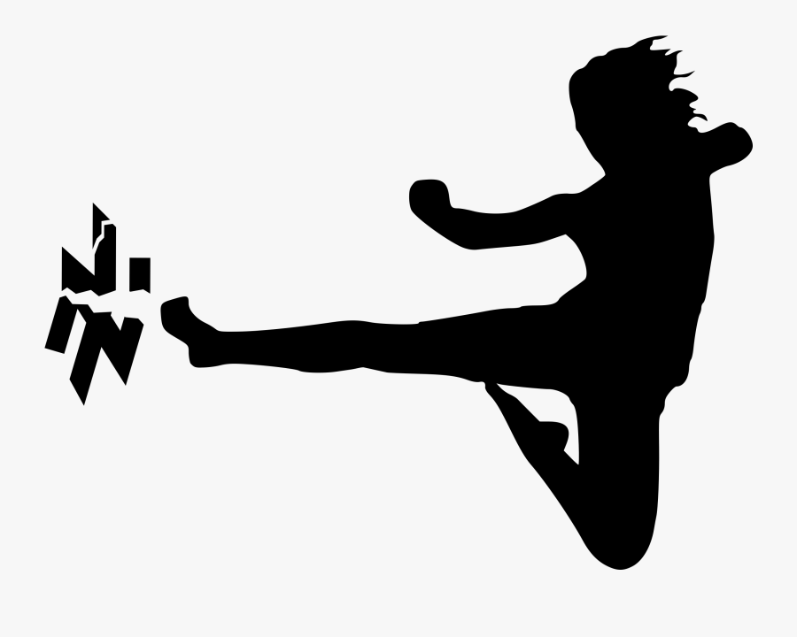 High Kick - Clip Art Women Self Defence , Free Transparent Clipart ...