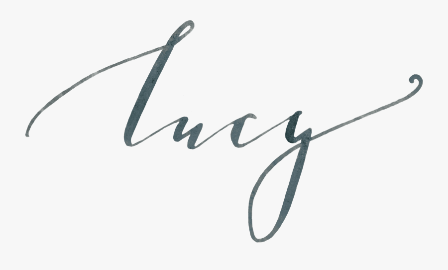 Lucy Wines - Calligraphy - Lucy Calligraphy , Free Transparent Clipart ...