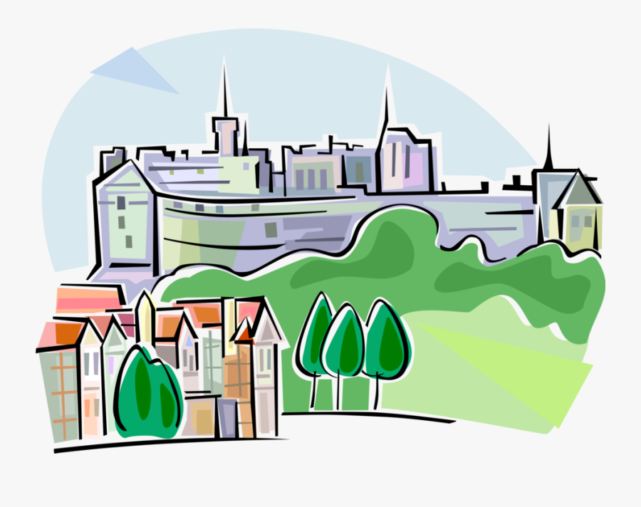 Edinburgh Scotland Vector Image - Cartoon Images Of Edinburgh , Free ...