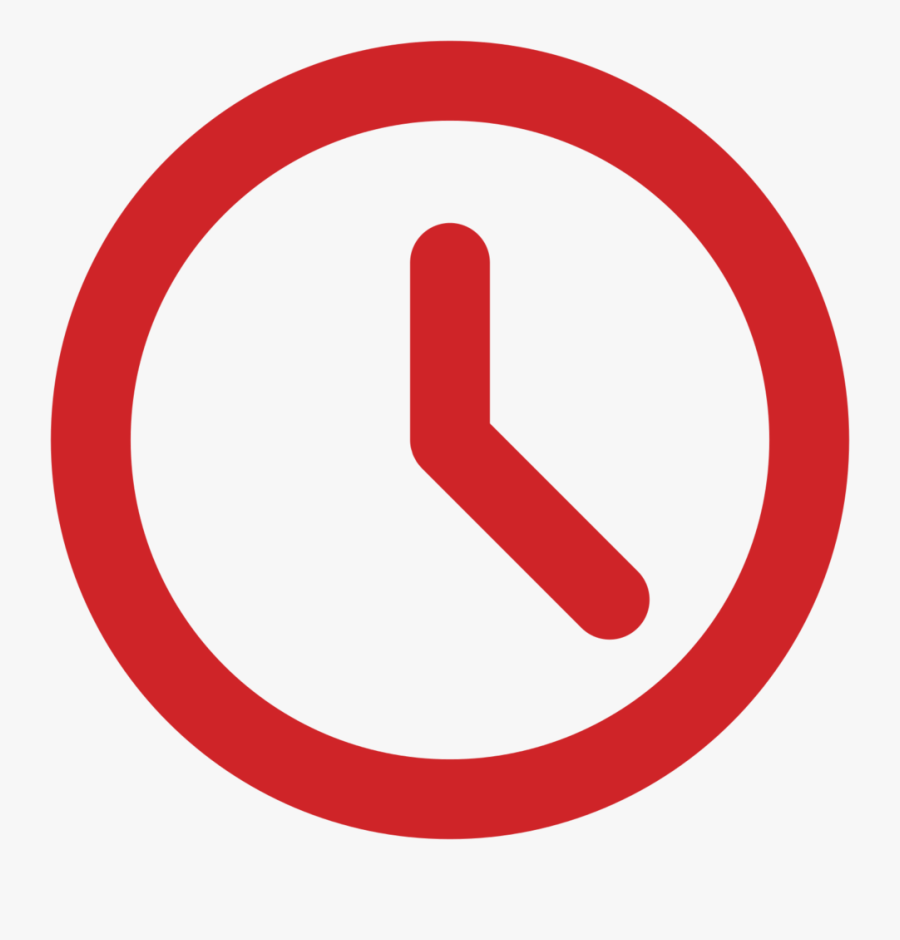 Icon Clock Png Red , Free Transparent Clipart - ClipartKey