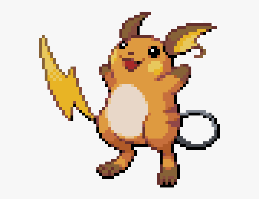 Raichu Clipart , Png Download - Pokemon Pixel Art Raichu , Free ...