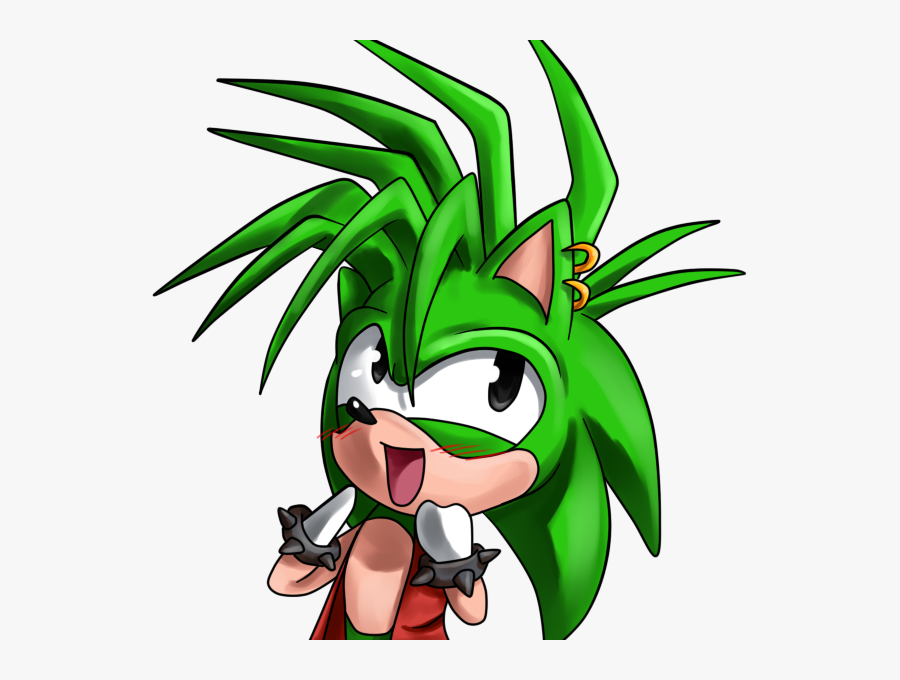 Manic The Hedgehog Fanart , Free Transparent Clipart - ClipartKey