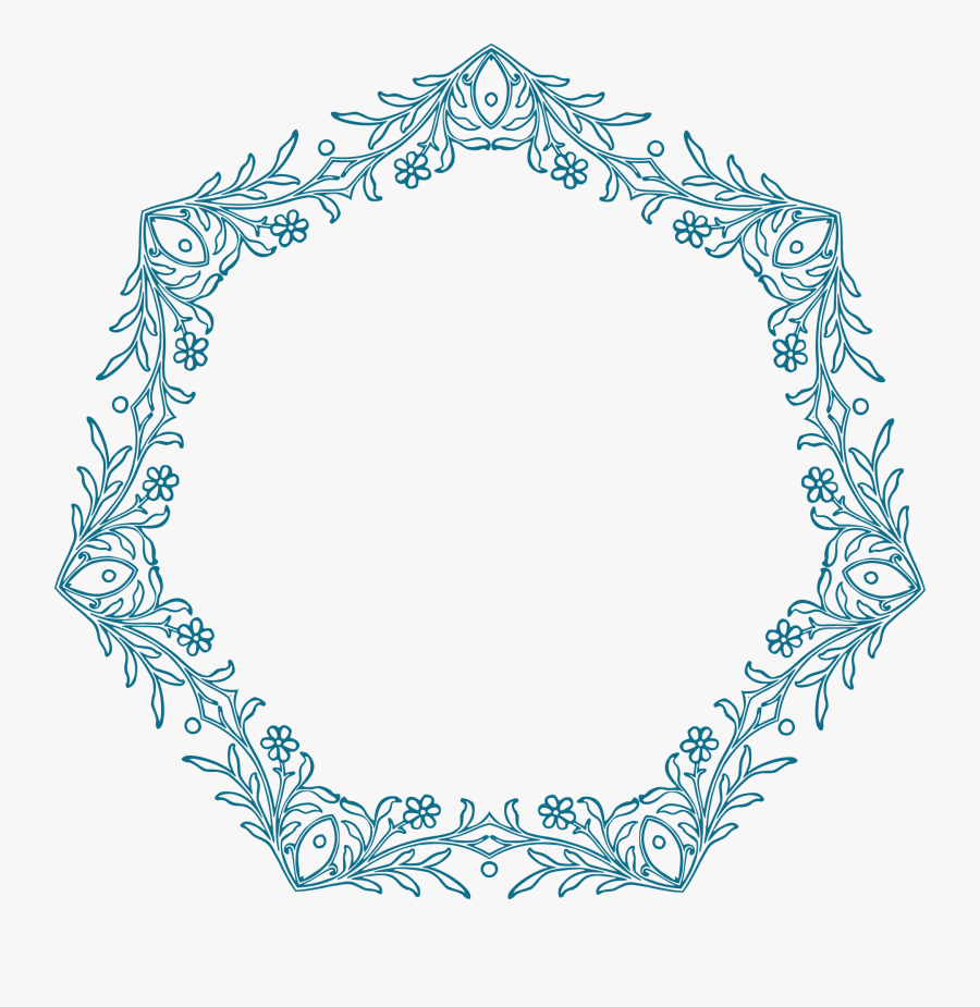 Teal Border Clipart , Free Transparent Clipart - ClipartKey