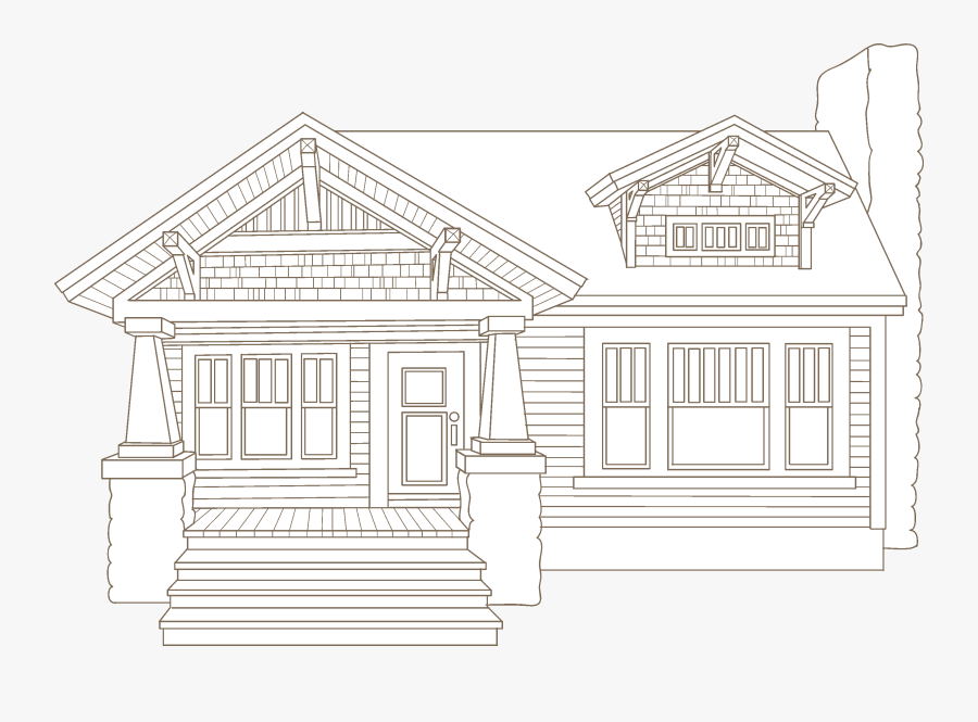 Craftsman - Architectural Styles - Vinyl Siding - Vsi - Drawing Cedar ...