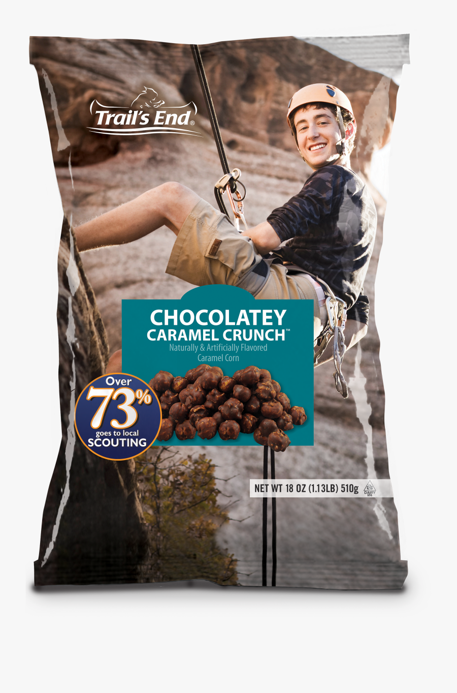 Trails End Chocolatey Caramel Crunch Popcorn , Free Transparent Clipart ...