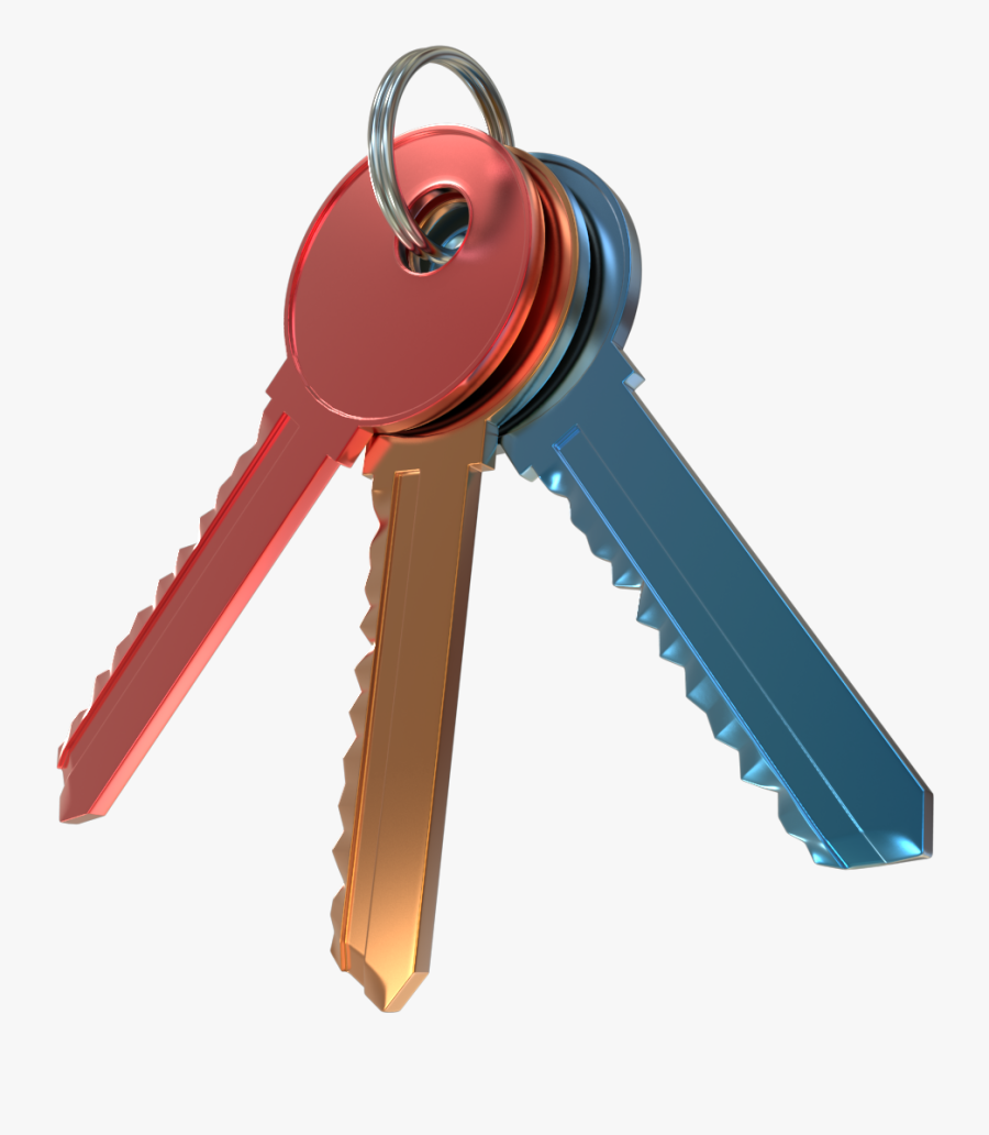 3d Key [png 1600x1600] Png - Key , Free Transparent Clipart - ClipartKey