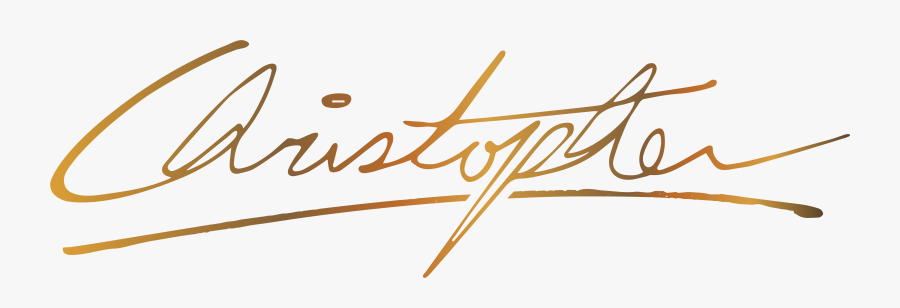 Christopher - Calligraphy , Free Transparent Clipart - ClipartKey