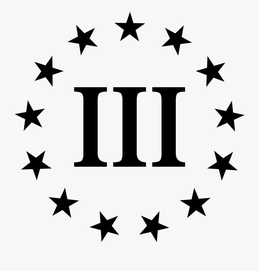 Molon Labe Clipart 3 Percenter - Betsy Ross Circle Of Stars , Free ...