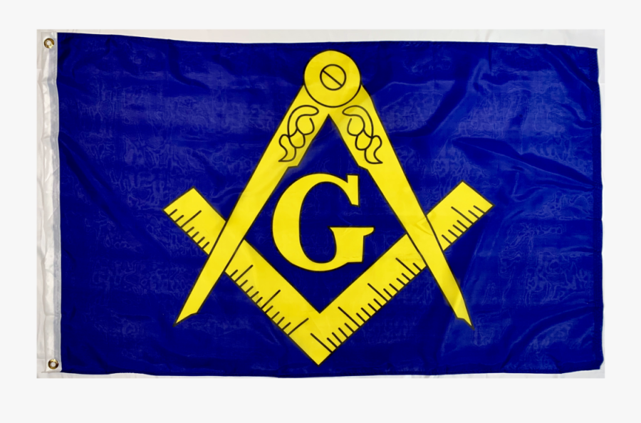 Masonic Flag Yellow Logo Blue Field 3 X 5 Ft - Masonic Flag , Free ...
