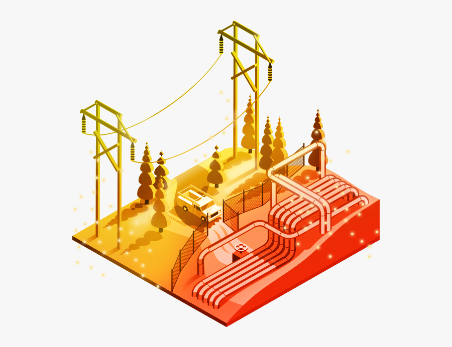 Red, Orange, And Yellow Electric And Gas Utilities - Utilities ...