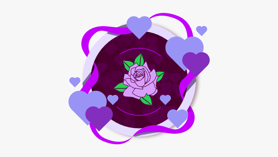 Testimonial - Animated Transparent Purple Roses , Free Transparent ...