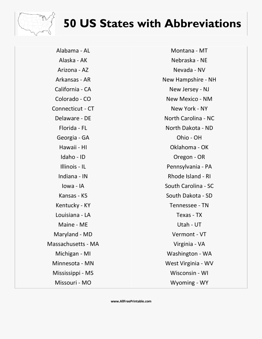 50 States In Alphabetical Order Numbered Free Transparent Clipart 50 States In Alphabetical Order Numbered Free Transparent Clipart