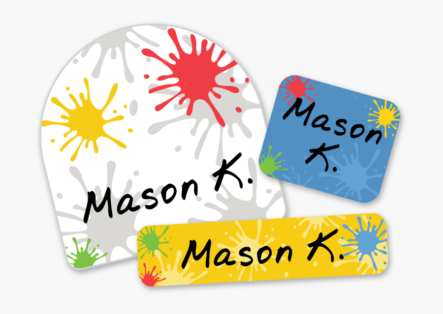 Splat School Labels For Paint Ball And Artists - Graphics , Free ...