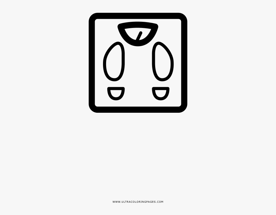 Weight Scale Coloring Page , Free Transparent Clipart - ClipartKey