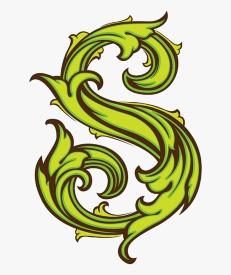 #s #letters #caligraphy #green - Beautiful S Letters Design , Free ...
