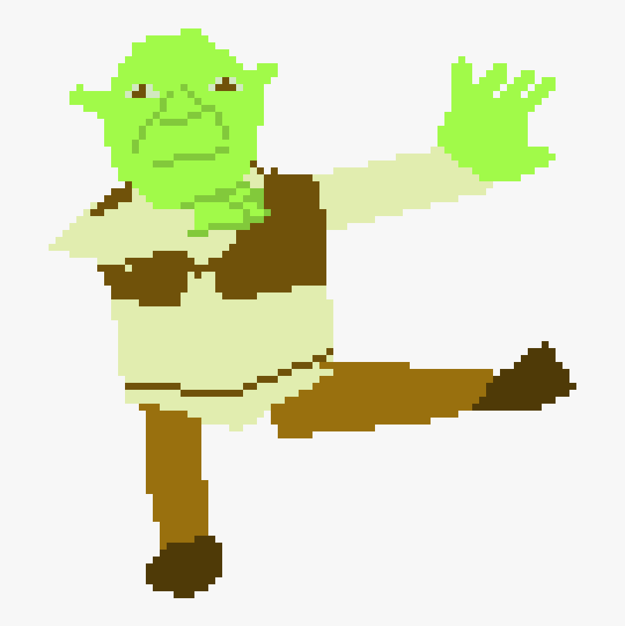 Shrek Dabbing Transparent , Free Transparent Clipart - ClipartKey