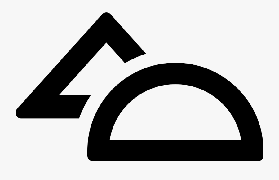 Set Square And Protractor - Sign , Free Transparent Clipart - ClipartKey