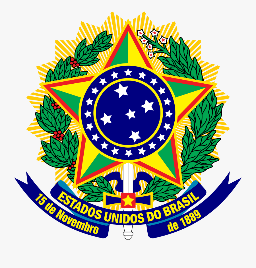 Brazil Coat Of Arms , Free Transparent Clipart - ClipartKey