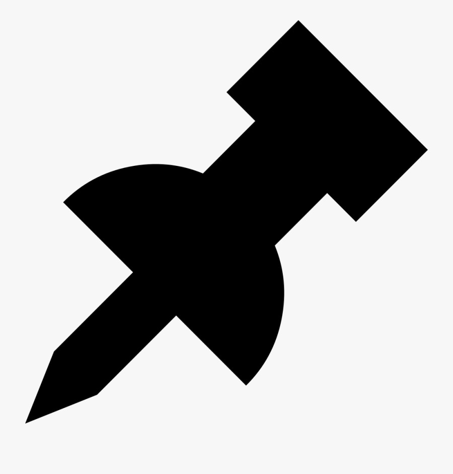 Push Pin - Thumbtack Icon Png , Free Transparent Clipart - ClipartKey
