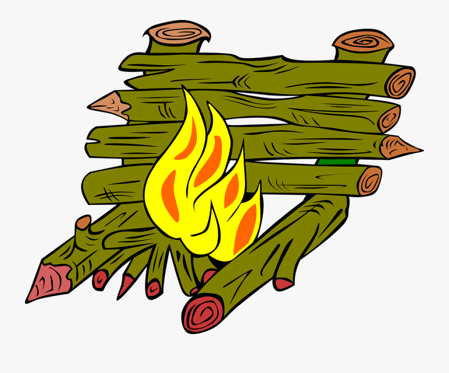 Flames, Wooden, Fire, Logs, Burning, Wood - Wood Clip Art , Free ...